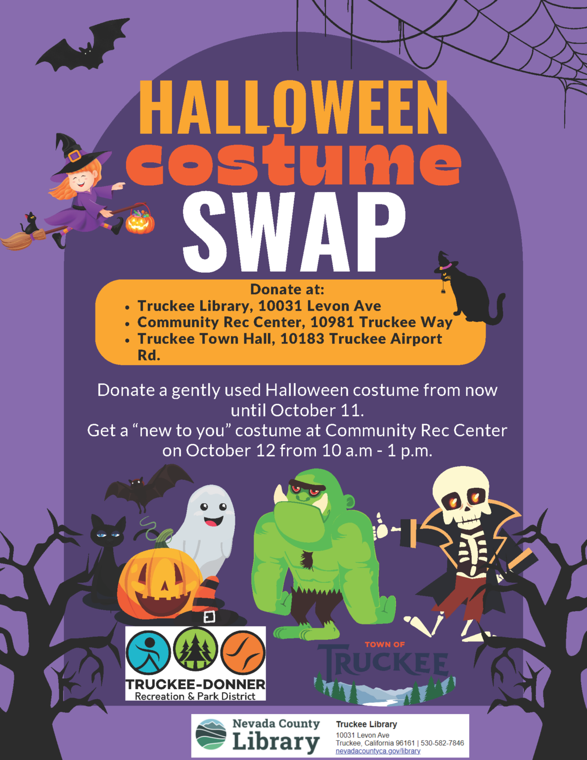 Halloween Costume Swap - Keep Truckee Green