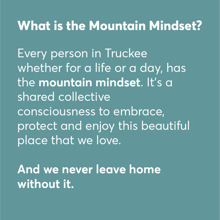 Mountain Mindset - Keep Truckee Green